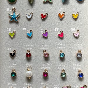 Custom Charm Necklace - Pick Your Own Charms and Chain - Choose Your ...