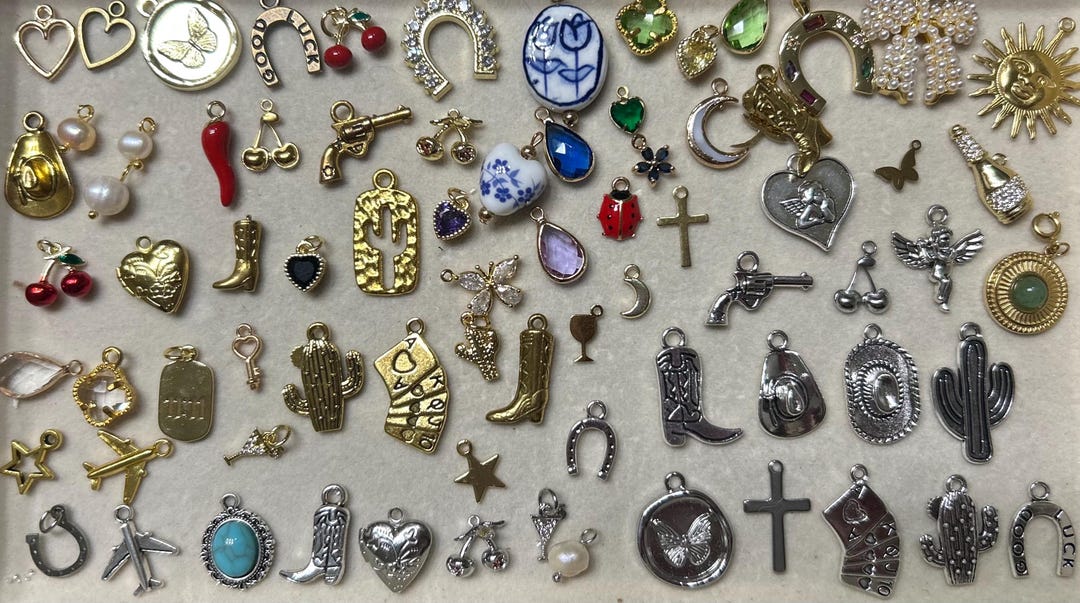 Charm Mix: Gold-plated DIY Jewelry Charms - Etsy