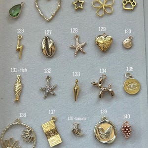 Custom Charm Necklace: Gold & Silver, Design Your Own Jewelry - Etsy