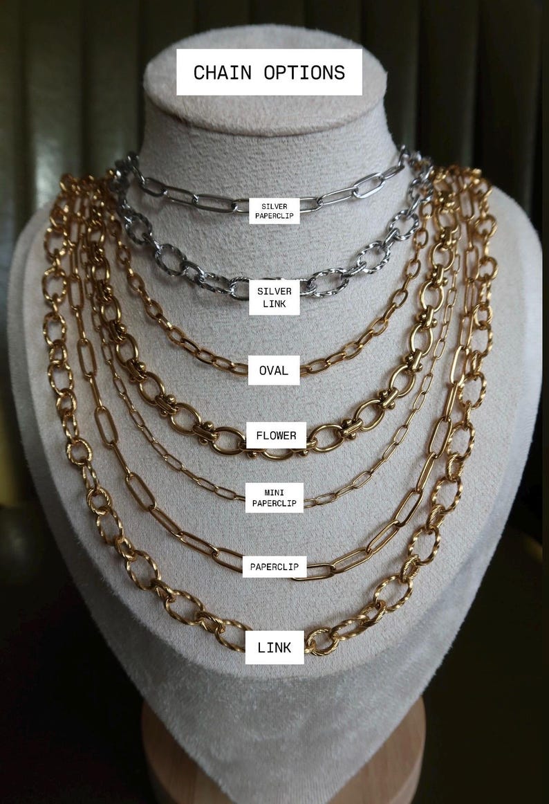 Charm Necklace - Personalized Instagram Inspiration - Etsy