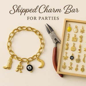 DIY Charm Jewelry Party Kit – Bachelorette, Birthday, Shower - Etsy