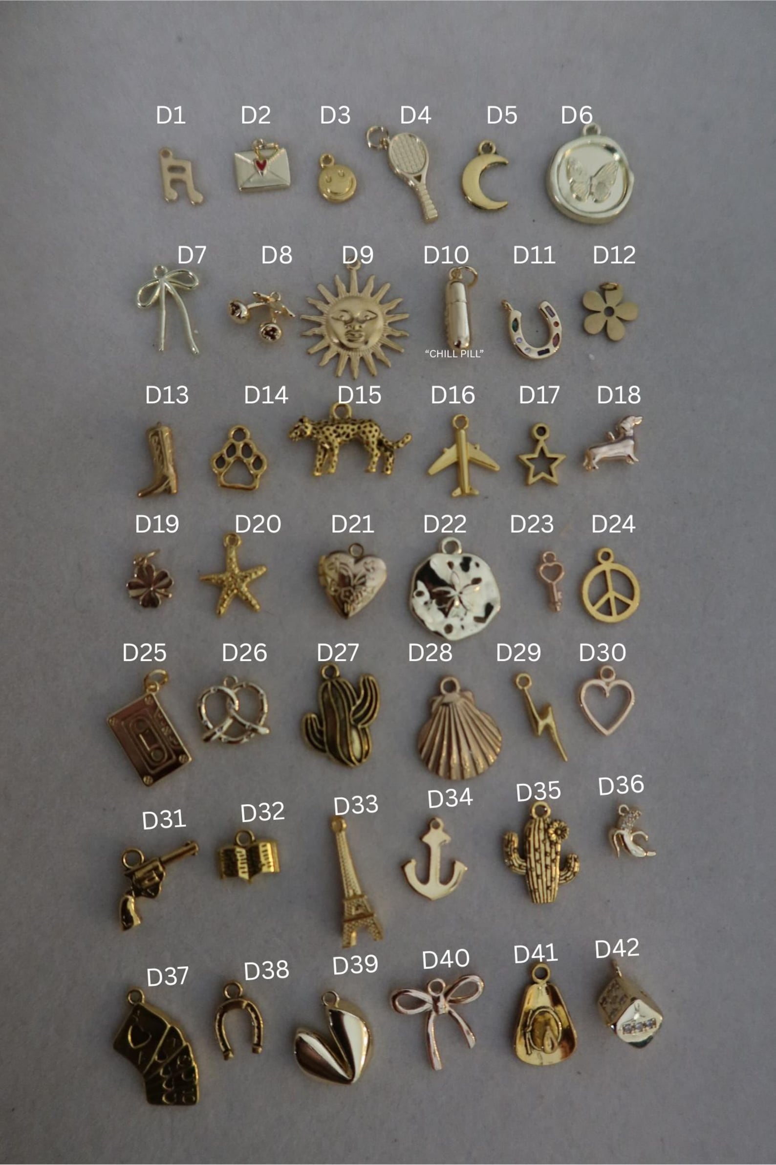 Custom Charm Bracelet: Pick Your Charms, Gold & Silver - Etsy
