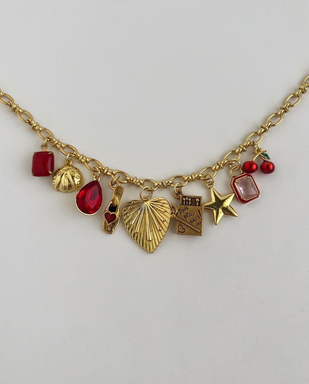 Custom Charm Necklace: Build Your Own Charm Bar - Etsy