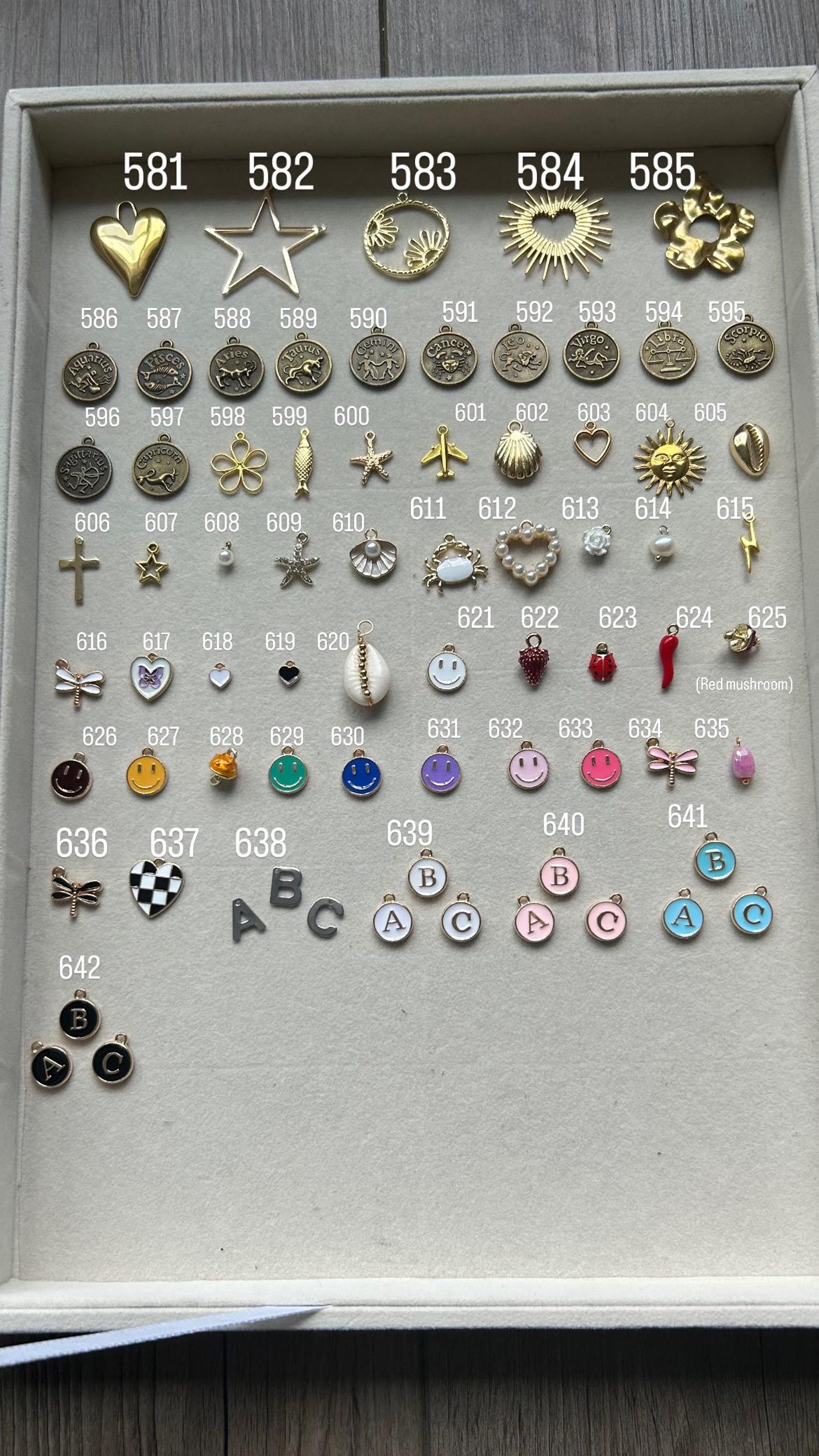 Custom Charm Necklace Pick Your Own Charms and Chain Create Your Own ...