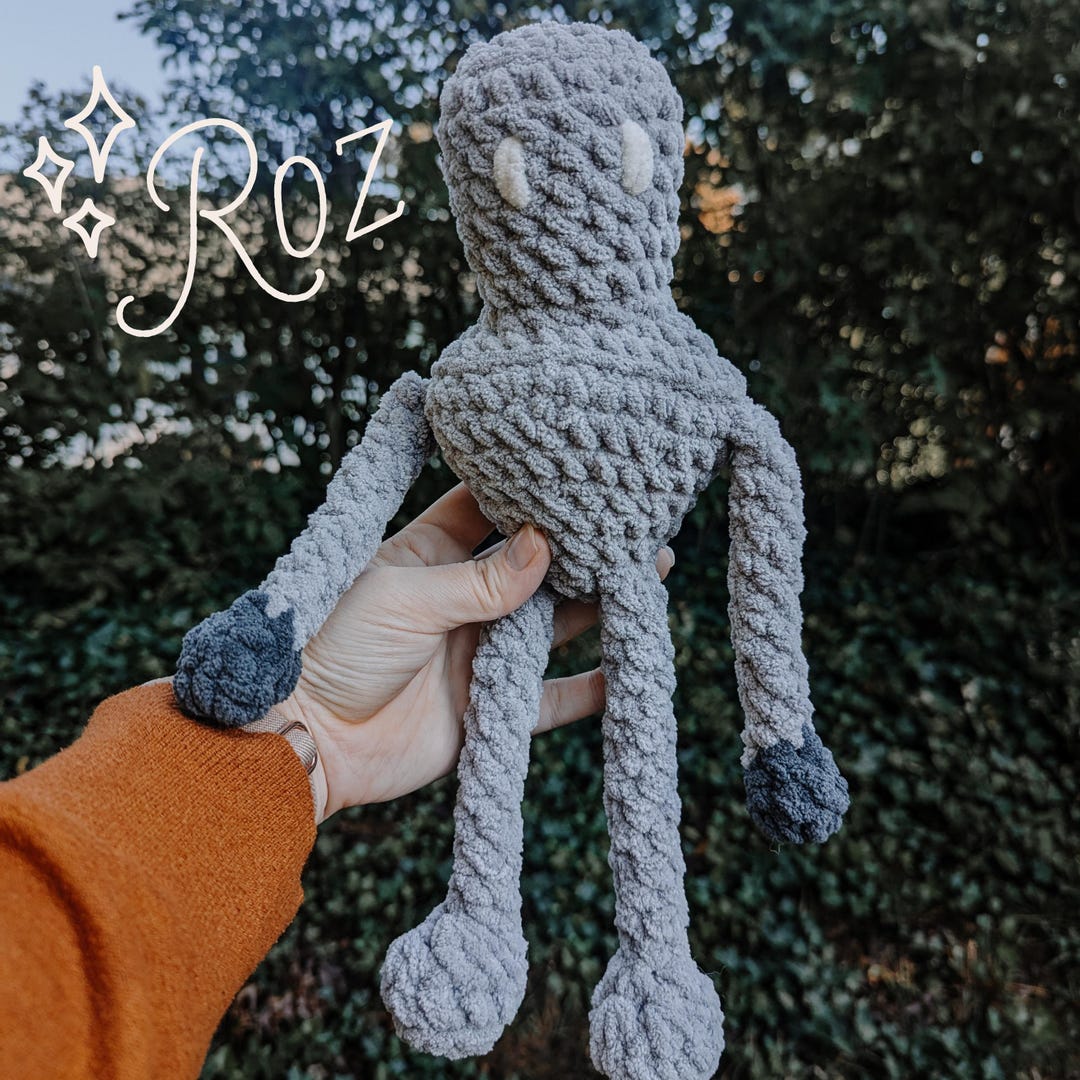 Roz the Robot Crocheted Toy - Cute Wild Robot Handmade Doll - Made-to ...