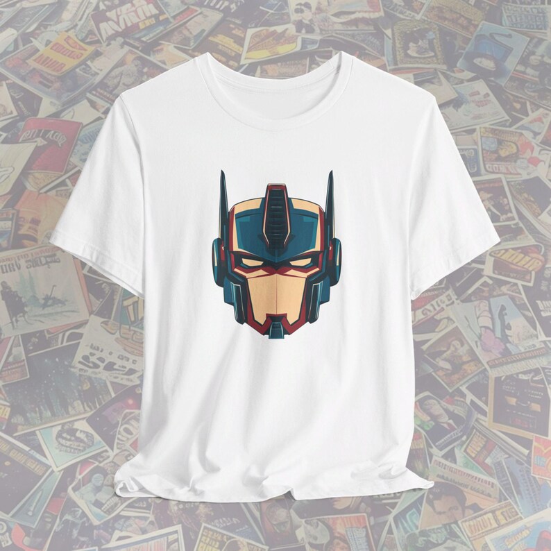 Optimus Prime Headshot | Transformers | Unisex Short Sleeve Tee - Etsy