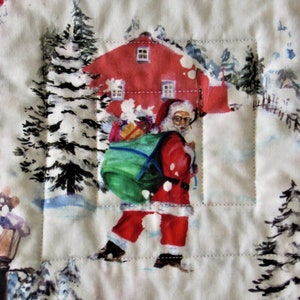 SANTA SNACK MATS Quilted 9.5 Square Set of Two - Etsy