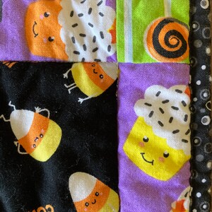 WHIMSICAL HALLOWEEN SNACKMATS, 9.5 Inches Square, Set of Two - Etsy