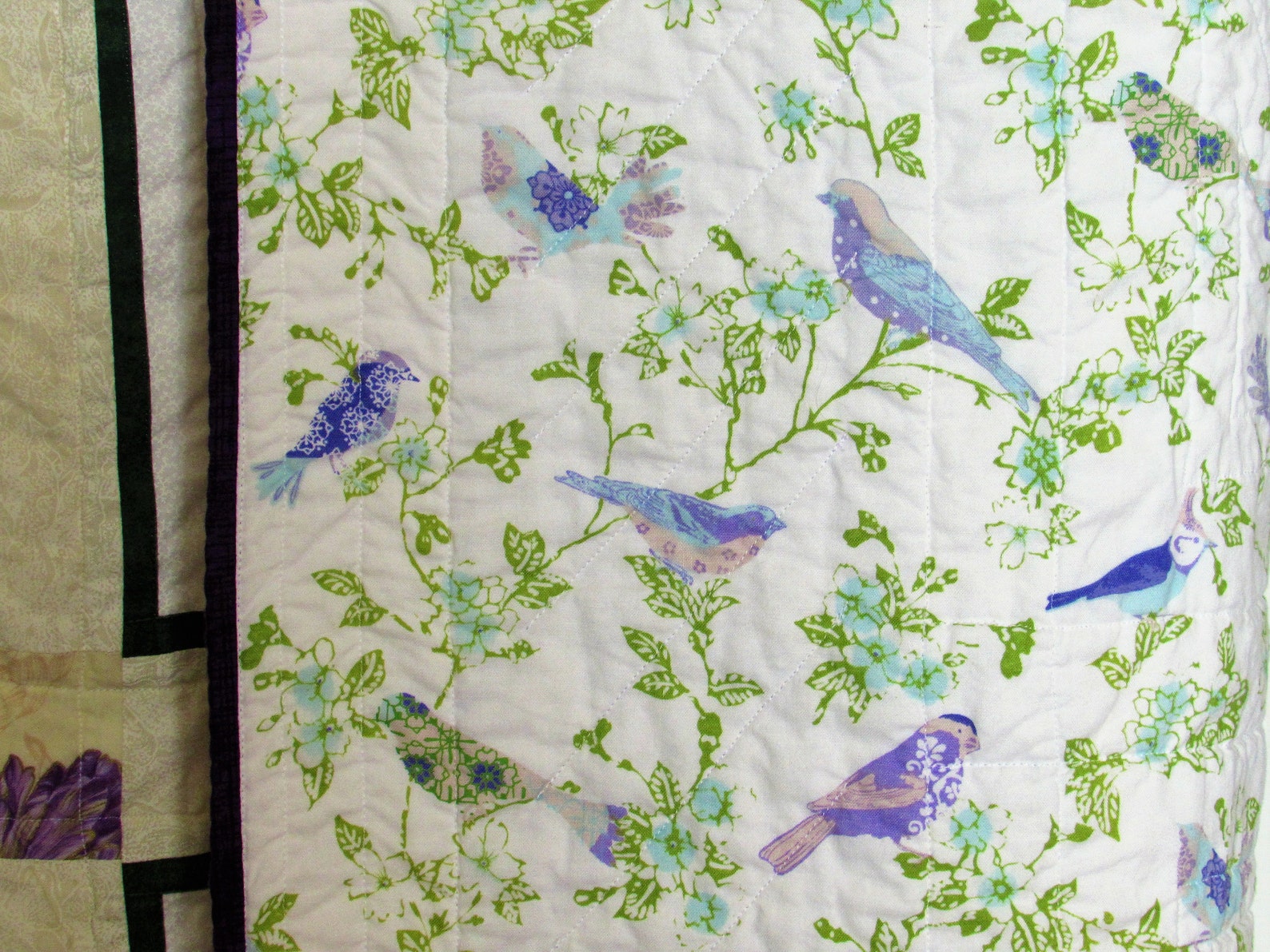 SPRING DRESDEN, TWIN Size Quilt, 60 X 75 - Etsy