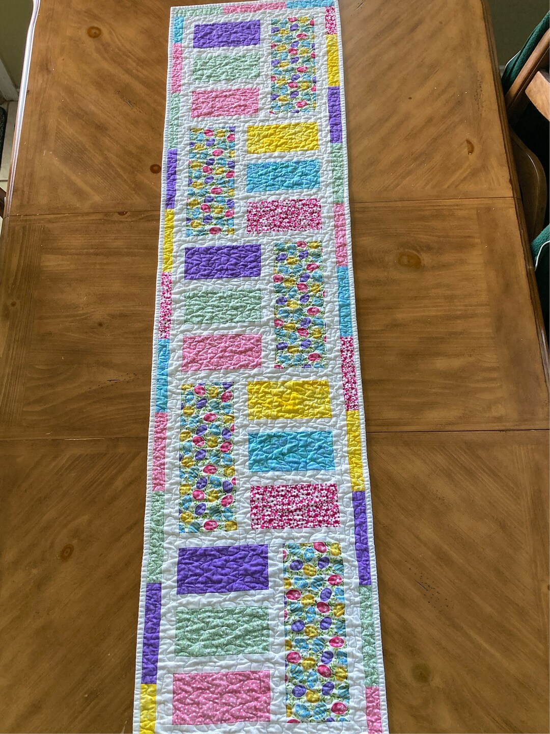 QUILTED EASTER TABLE Runner, 14.5 X 58 Inches - Etsy