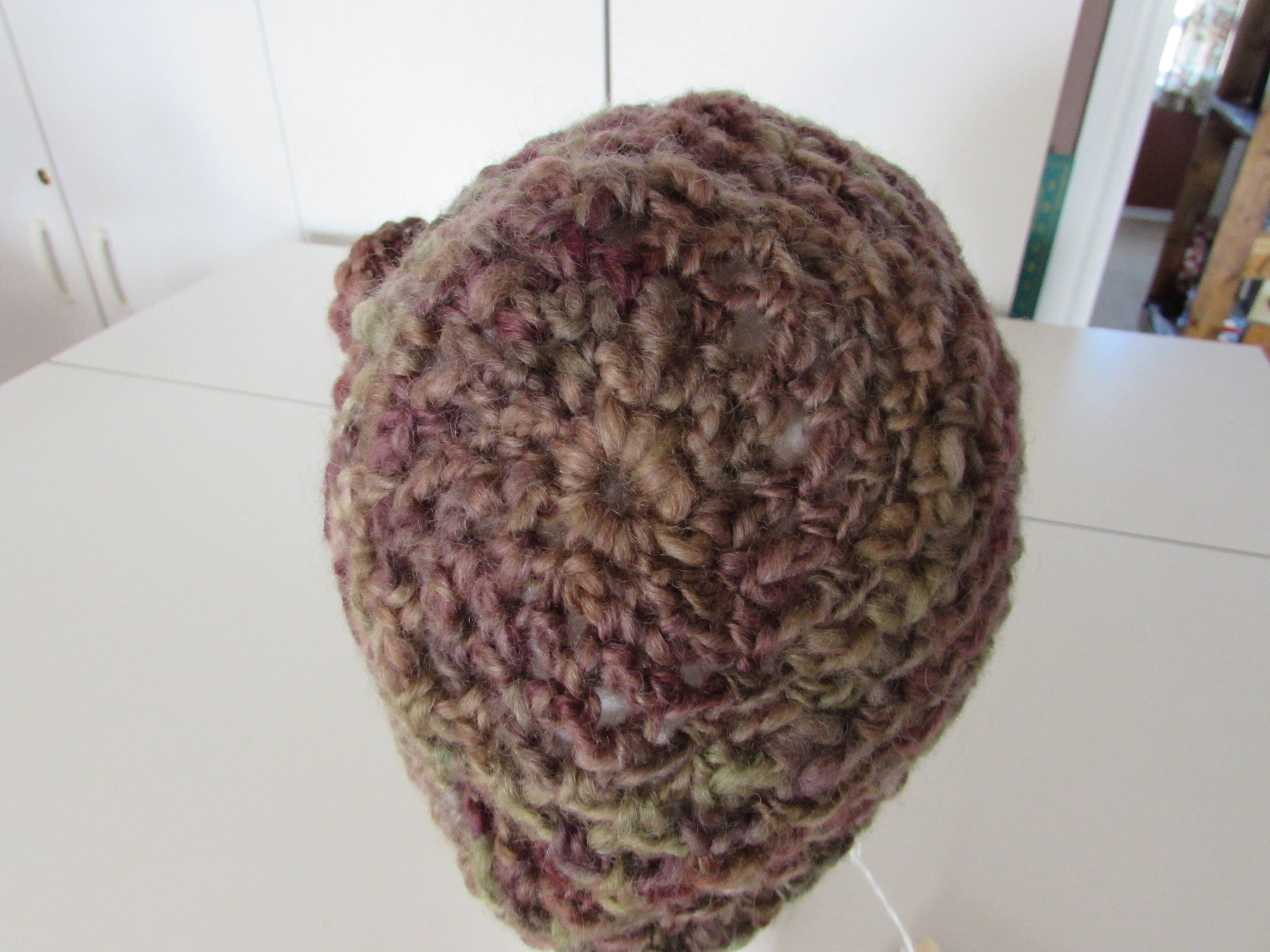 CROCHETED WOOL HAT, With Flower - Etsy