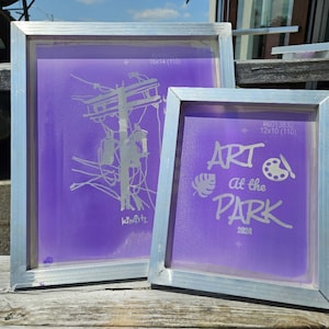 Pre-burned Silk Screen, DIY Silk Screen Printing, Custom Screen ...