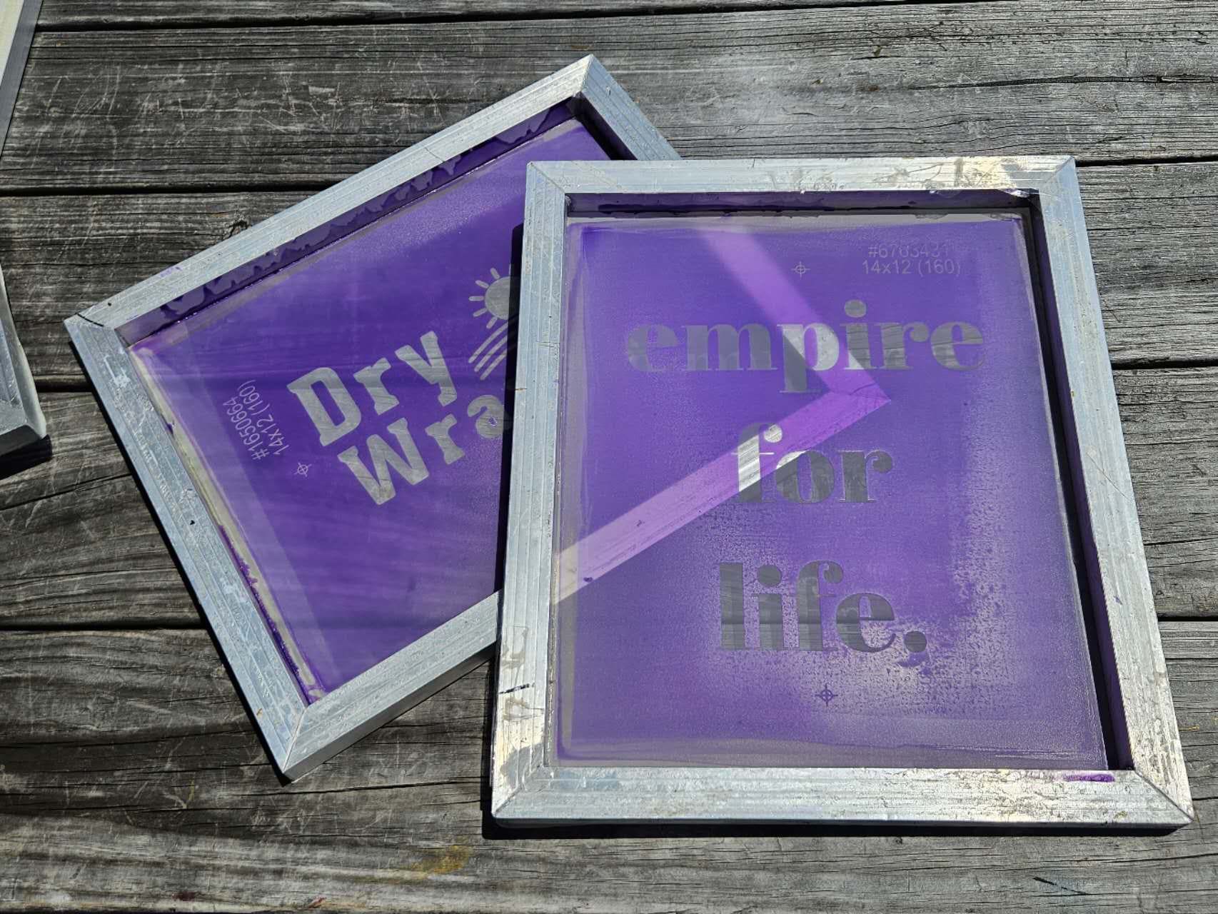 Pre-burned Silk Screen, DIY Silk Screen Printing, Custom Screen ...