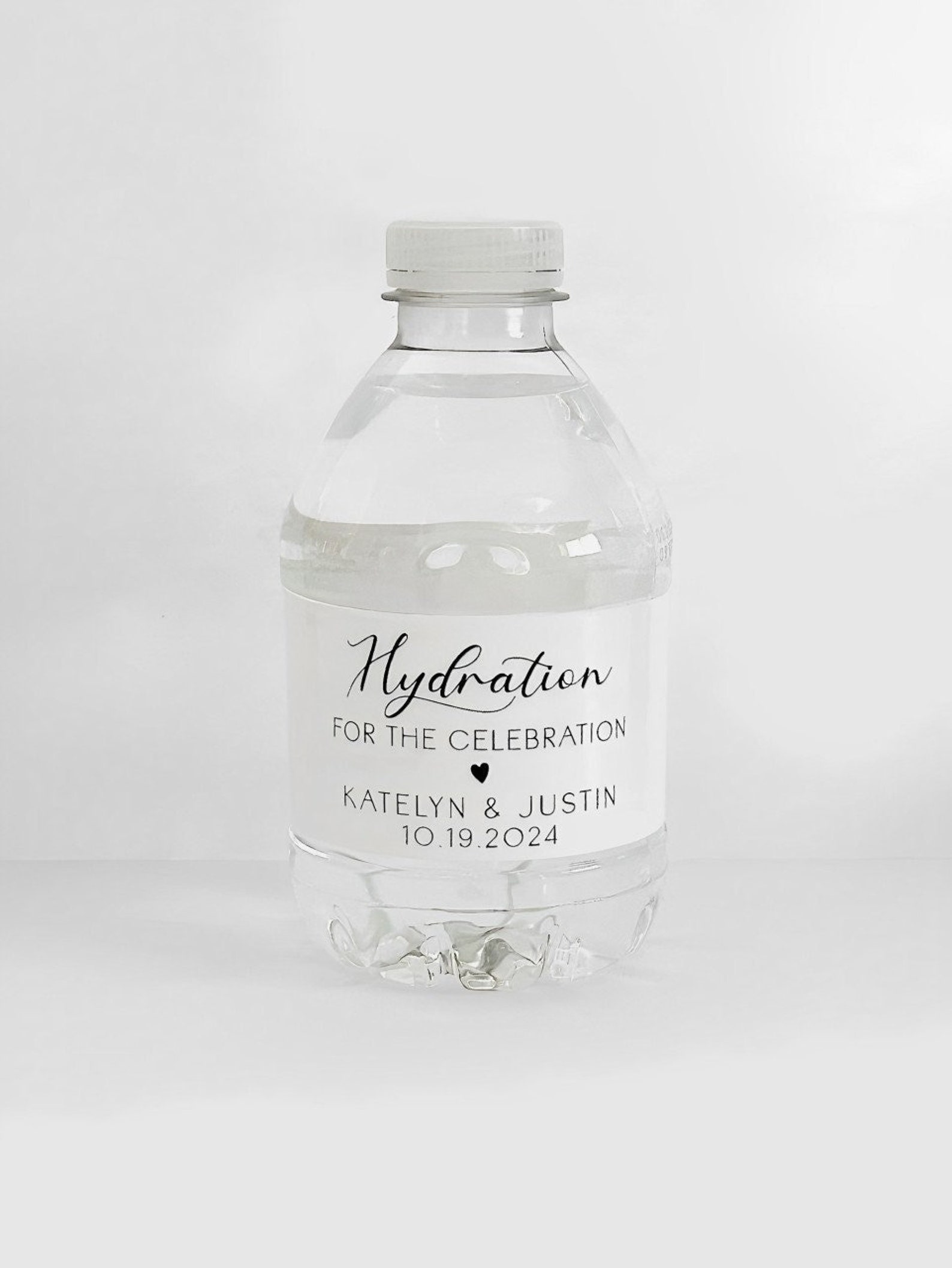 Wedding Water Bottle Labels, Water Bottle Stickers, Personalized Water ...