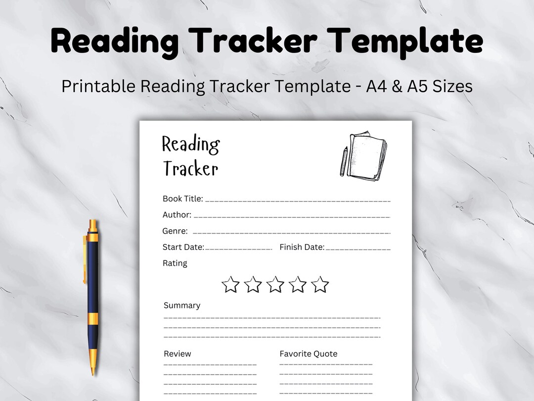 Students' Academic Reading Log Parents and Children Reading Tracker ...