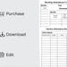 Teacher Attendance Tracker Editable Canva Template Daily Attendance ...