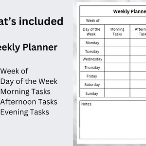 Student Planner Template Academic Planner School Organizer Homework ...