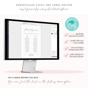 Minimalist U-shaped Seating Chart Template | Contemporary Black and Off ...