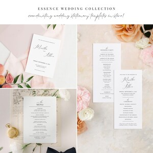 Minimalist U-shaped Seating Chart Template | Contemporary Black and Off ...