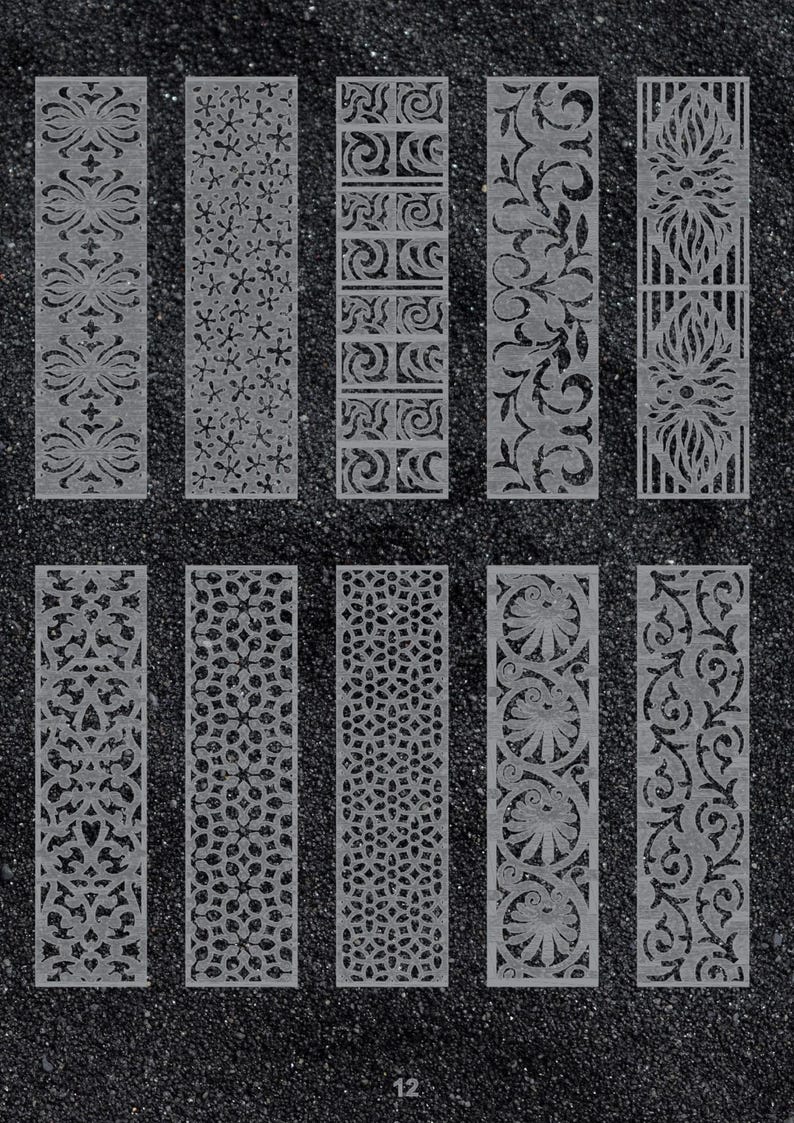 380 Dxf Panel Design Page Pdf Catalogue - Etsy