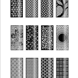 240 Dxf Panel Design Page Pdf Catalog - Etsy