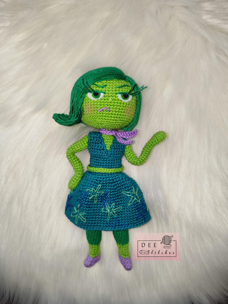 Crochet Amigurumi Disgust Downloadable PDF Pattern - Etsy