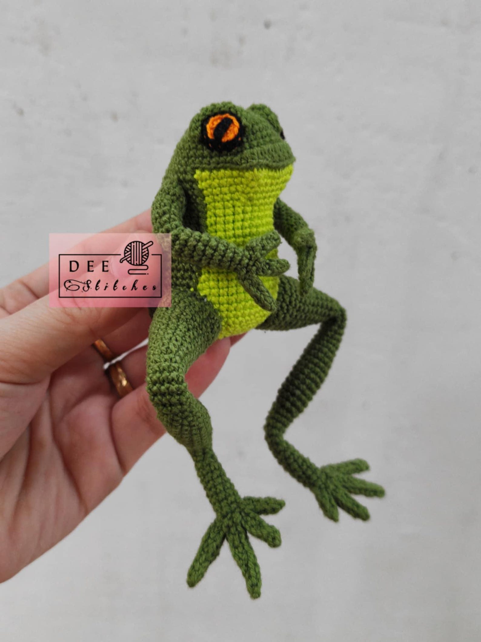 Crochet Amigurumi Croaky the Frog Downloadable PDF Pattern - Etsy