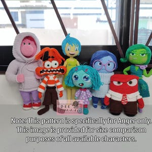 Crochet Amigurumi Anger Downloadable PDF Pattern - Etsy
