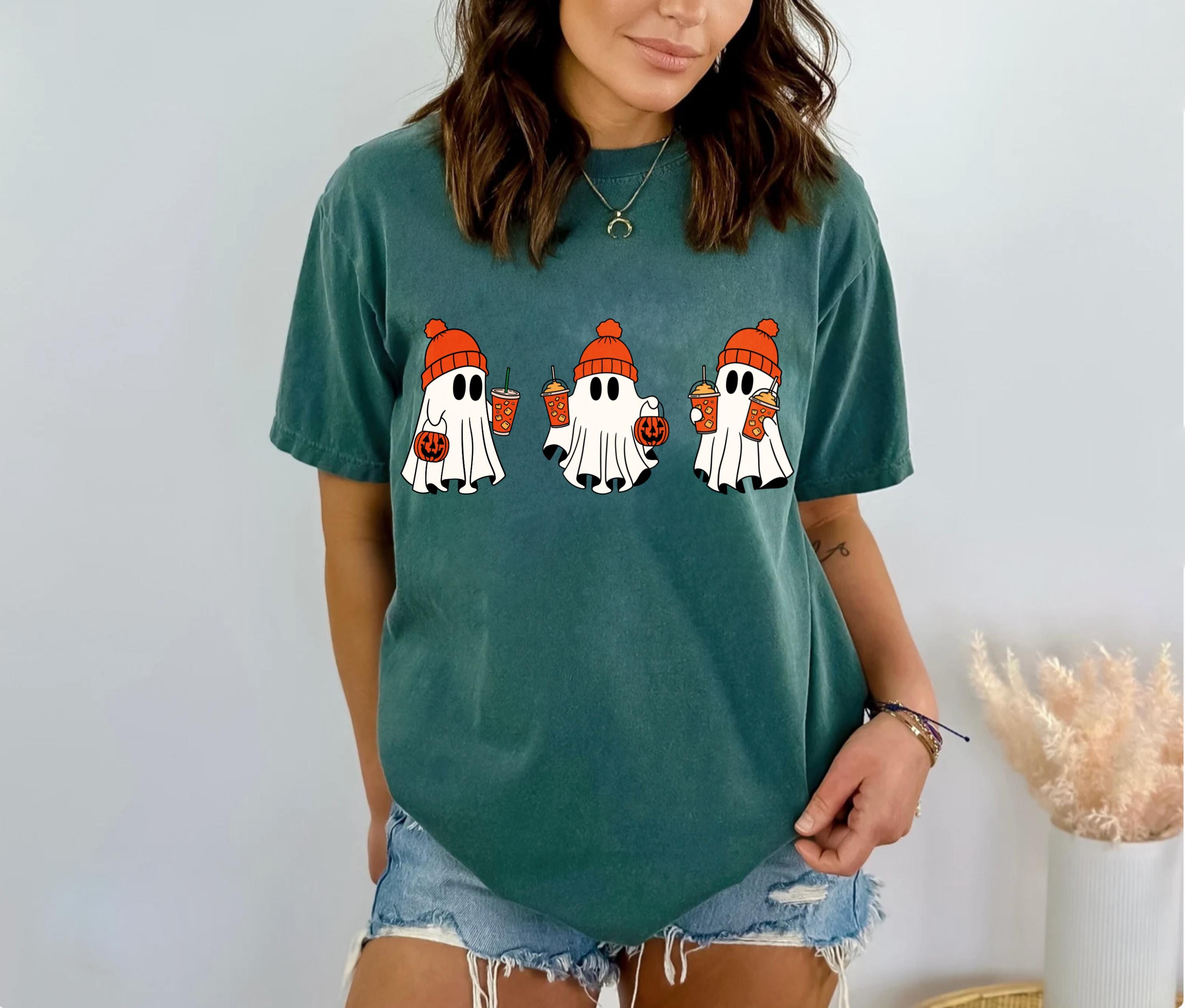 Ghost Coffee PNG: Spooky Halloween Ghosts (commercial Use) - Etsy