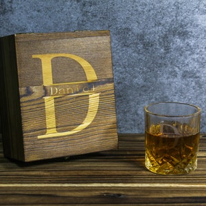 Personalized Whiskey Glass Set, Custom Engrave Whisky Glass, Barware ...