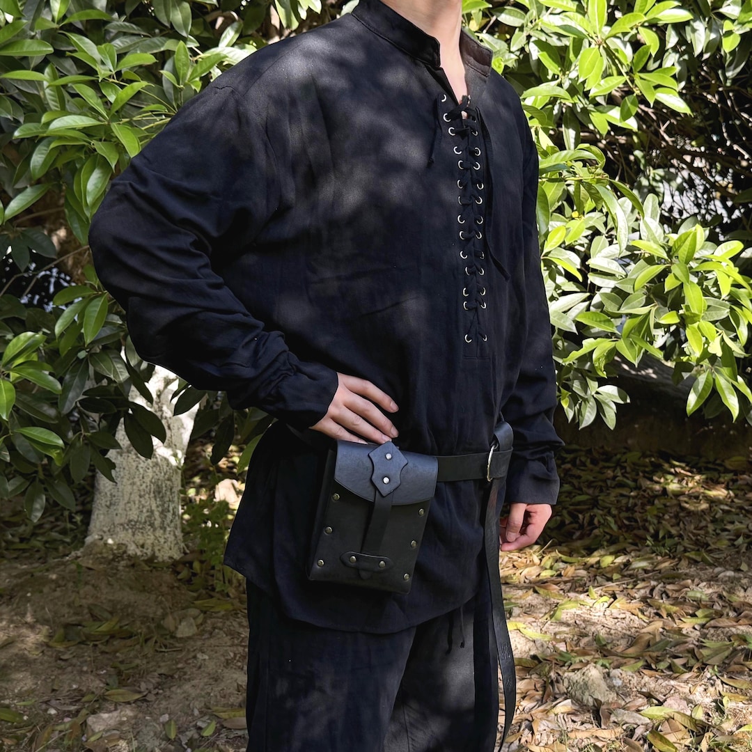 Renaissance Fair Tunic, Knight Tunic for Men, Gothic LARP Shirt Set ...