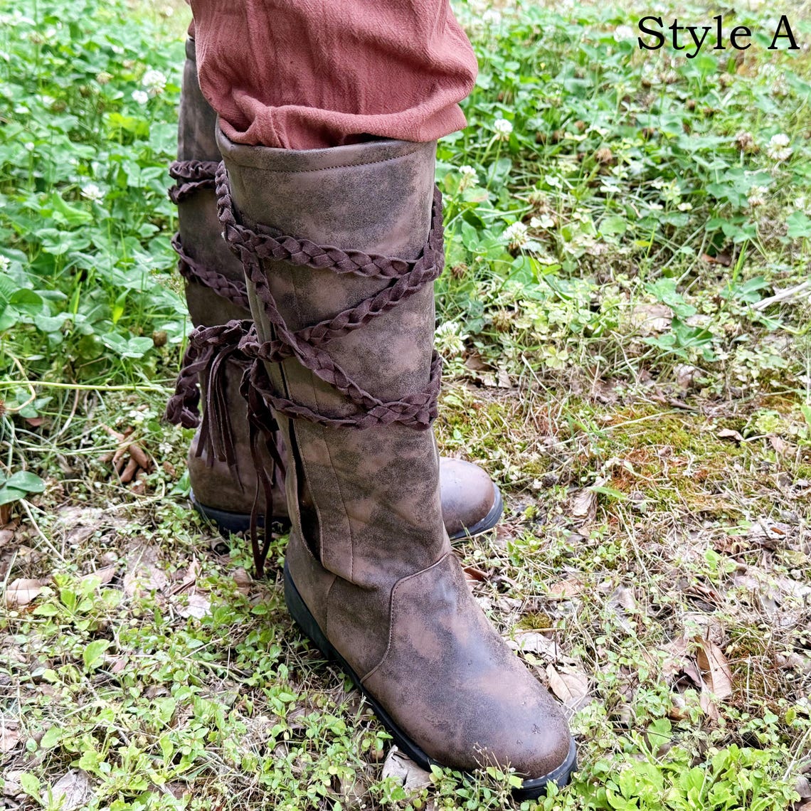 Medieval LARP Boots, Viking Medieval Boots, Renaissance Footwear ...