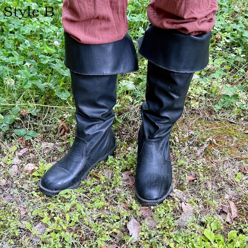 Medieval LARP Boots, Viking Medieval Boots, Renaissance Footwear ...