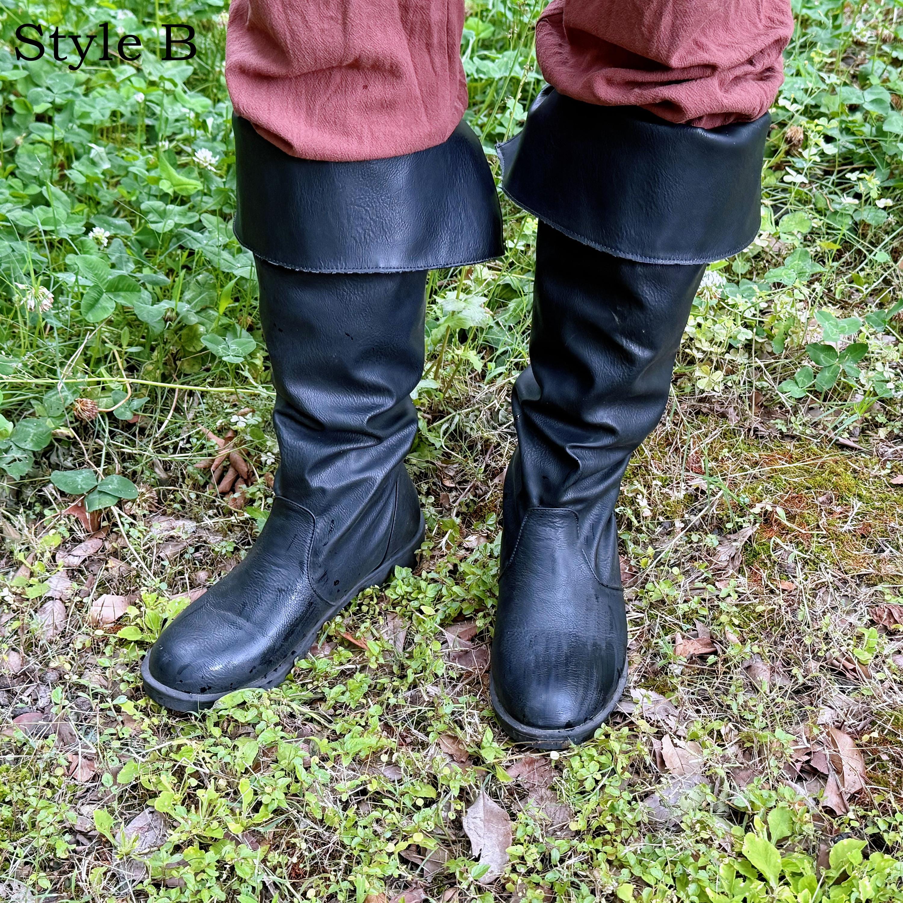 Medieval LARP Boots, Viking Medieval Boots, Renaissance Footwear ...