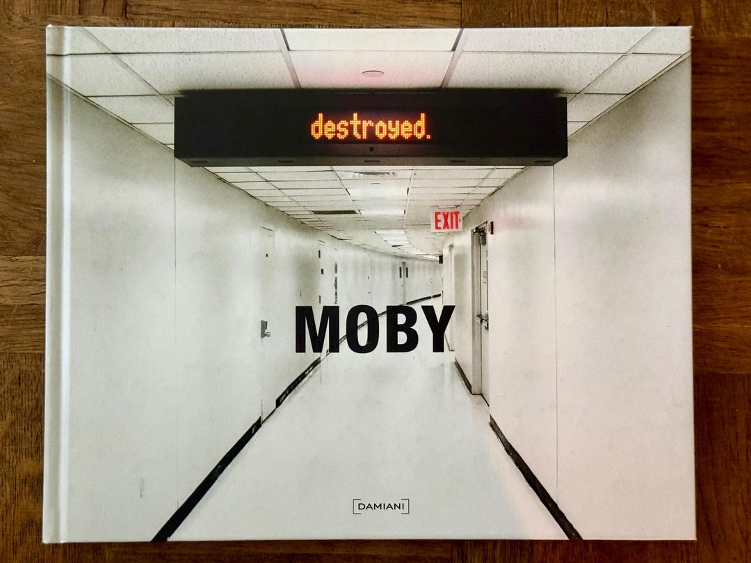 Signed “destroyed” by Moby — Authentic Autographed Hardcover Edition ...