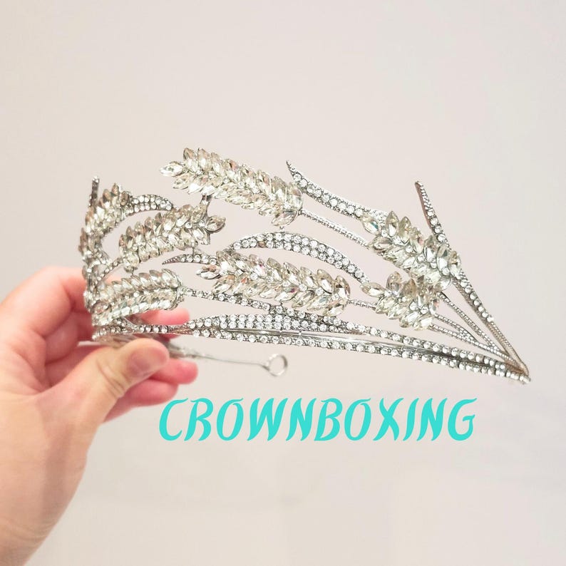 Bridal Wedding Tiara,silver Bridal Crown, Crystal Tiara Costume ...