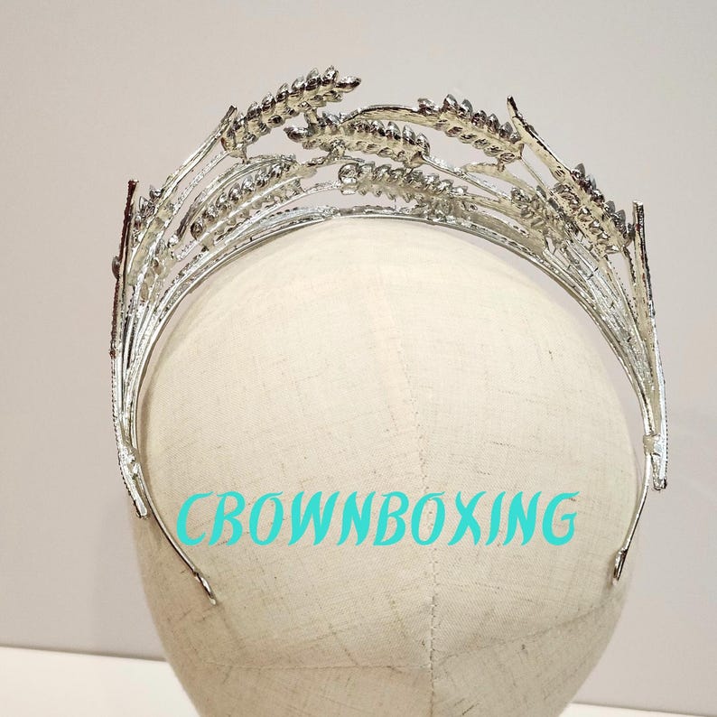 Bridal Wedding Tiara,silver Bridal Crown, Crystal Tiara Costume ...