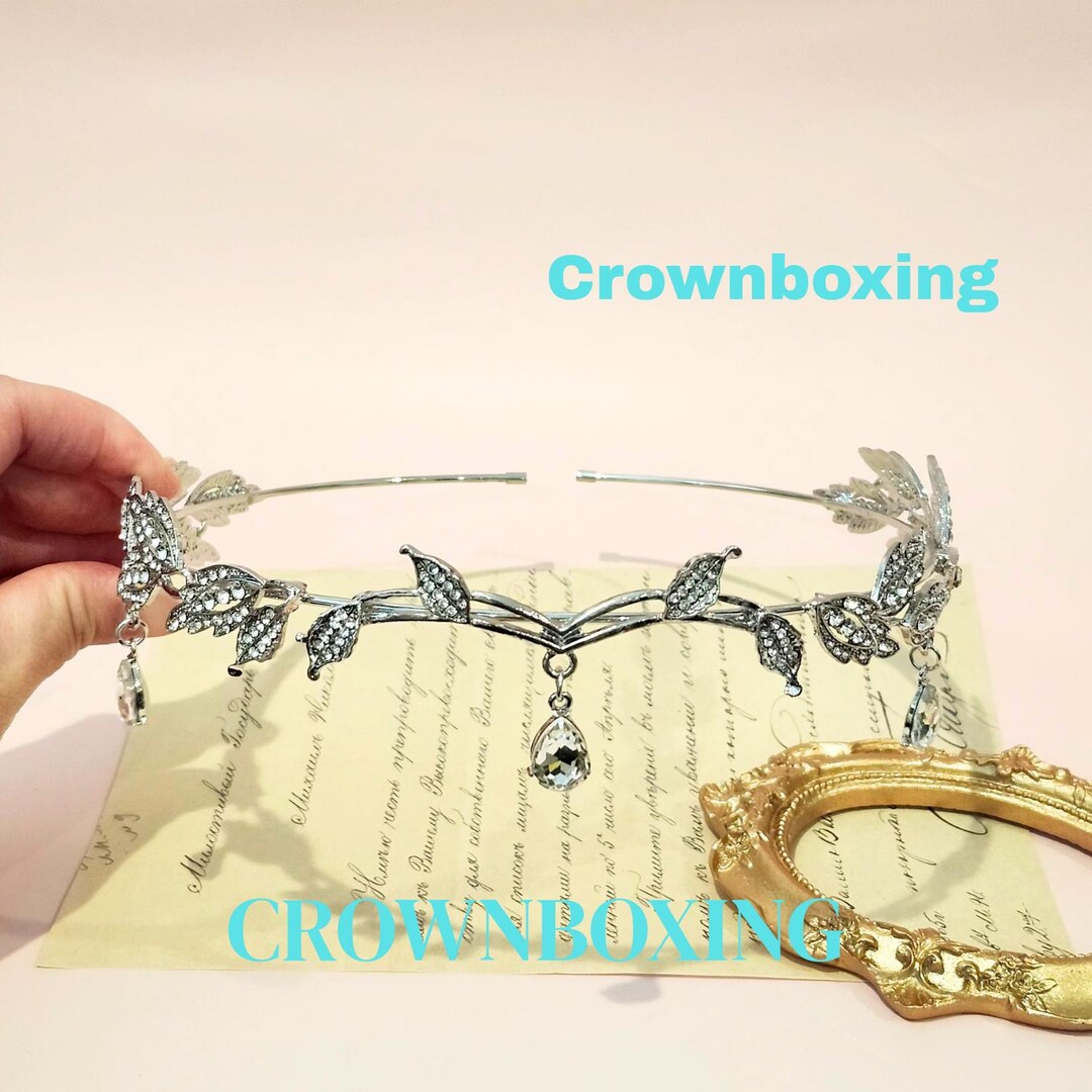 Queen Silver Tiara, Princess Crown With Crystal, Bridal Headpieces ...