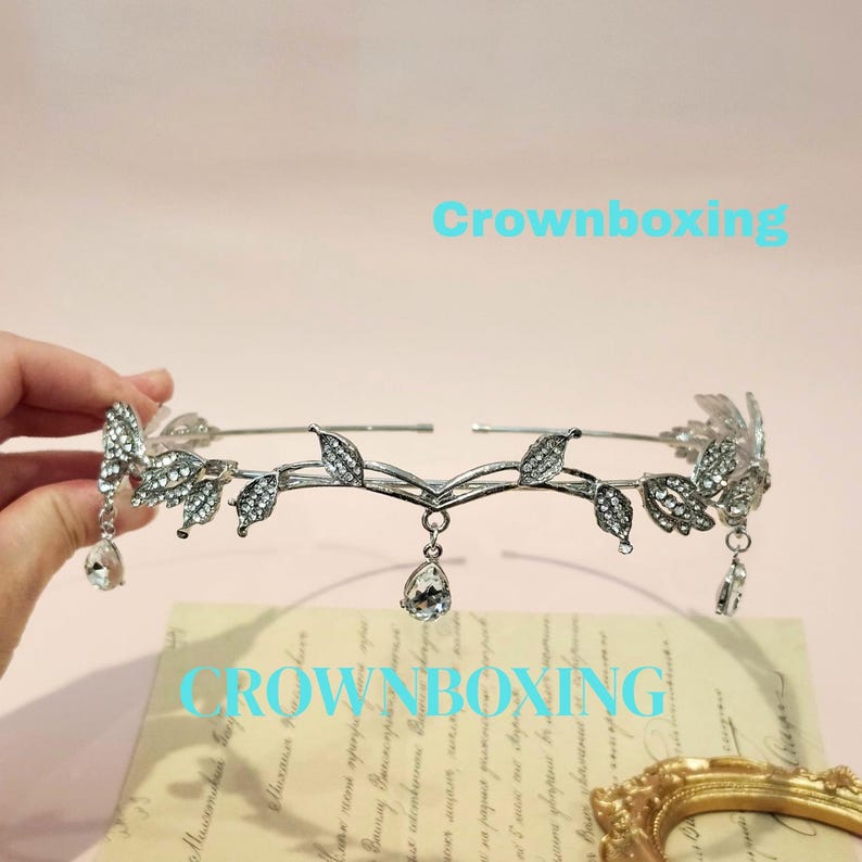 Queen Silver Tiara, Princess Crown With Crystal, Bridal Headpieces ...