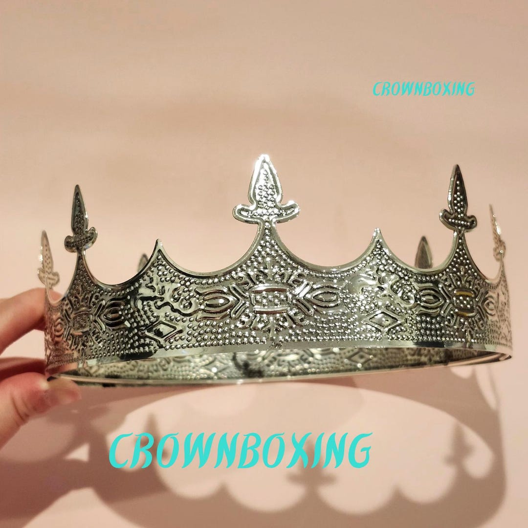 Men's Royal King Crown Round Wedding Tiara Headpiece for Men Royal ...