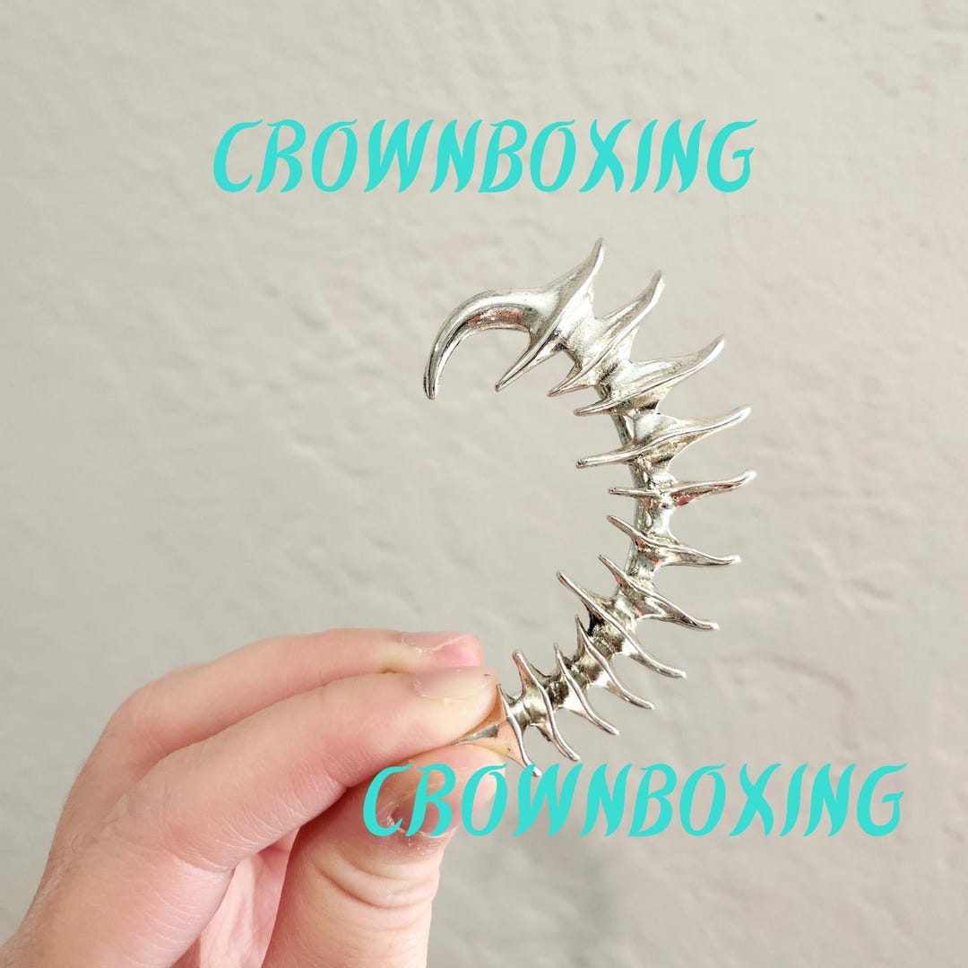 Single Punk Gothic Skeleton Spike Ear Clips Earring for Women Hip Hop ...