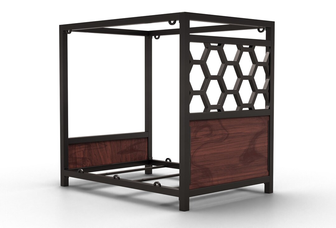 Honeybee Canopy Bed Frame Plans - Etsy