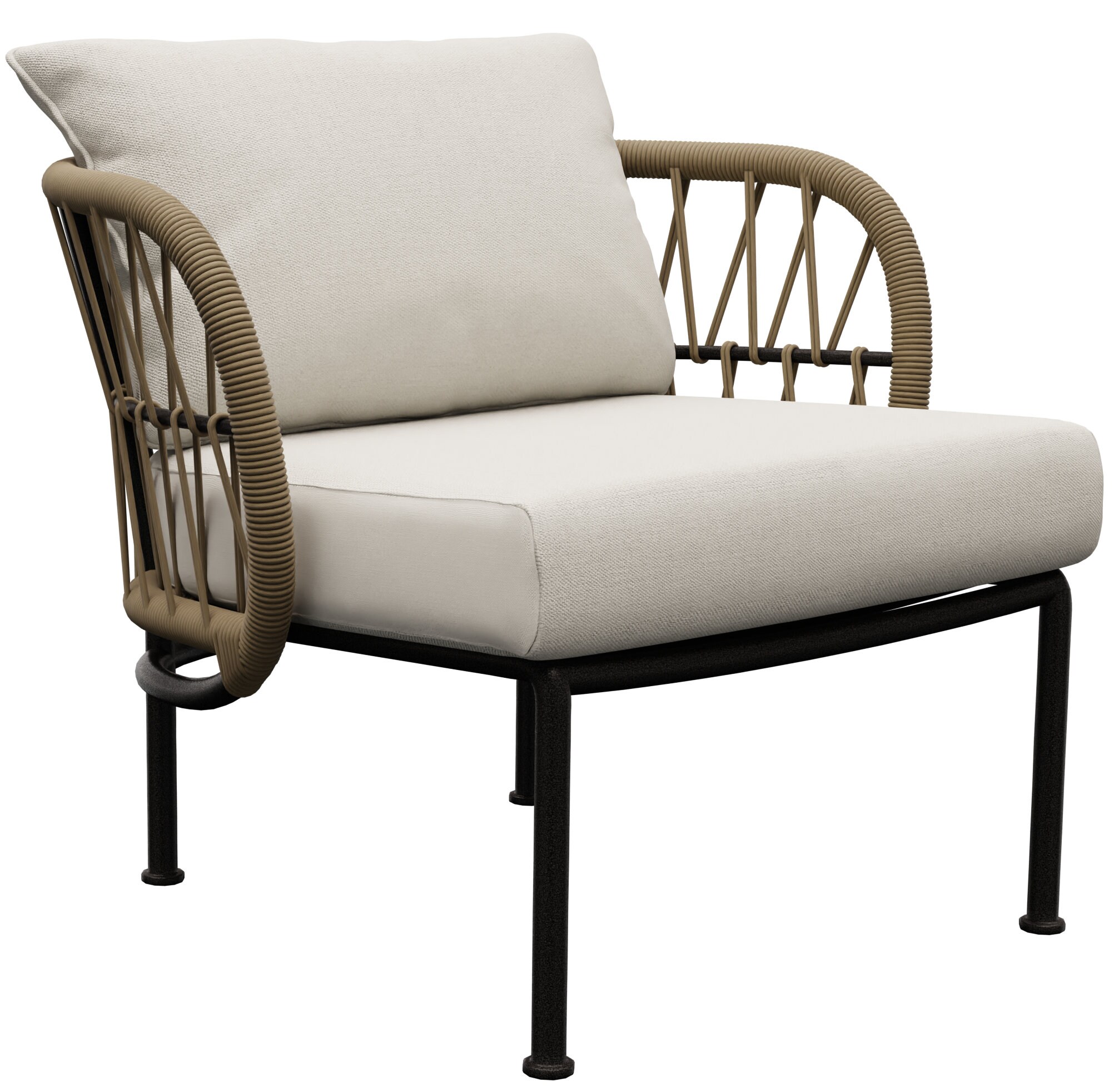 Stunning 3D Model: Modern Outdoor Seating Set for Architectural ...