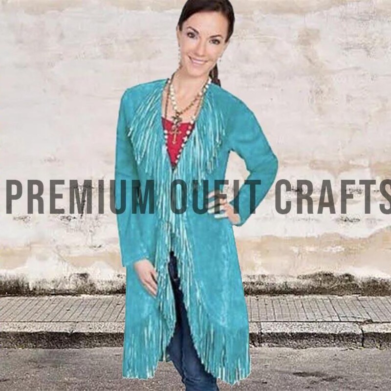 Womens Jean Fringe Jacket - Etsy