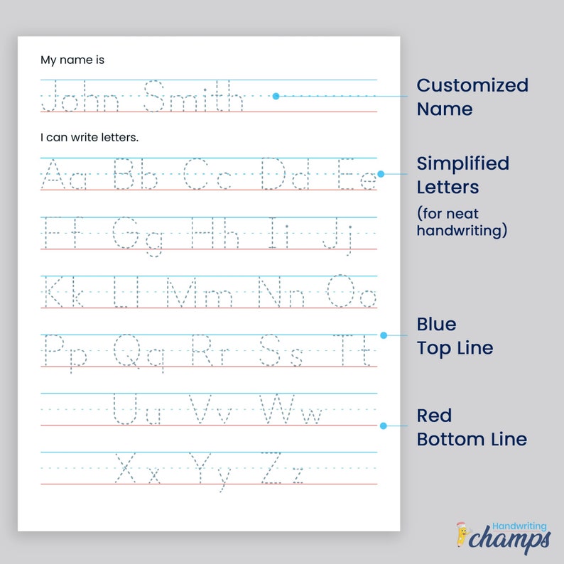 Customized Name and Letter Tracing Worksheets Letter Tracing Name ...