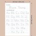 Customized Printable Name Writing Practice Worksheet – Personalized for ...