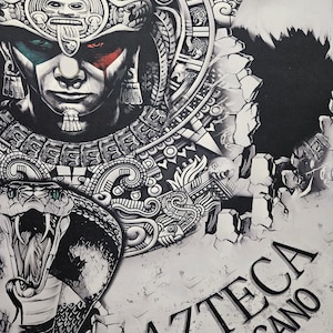 AZTECA WARRIOR ART - Etsy