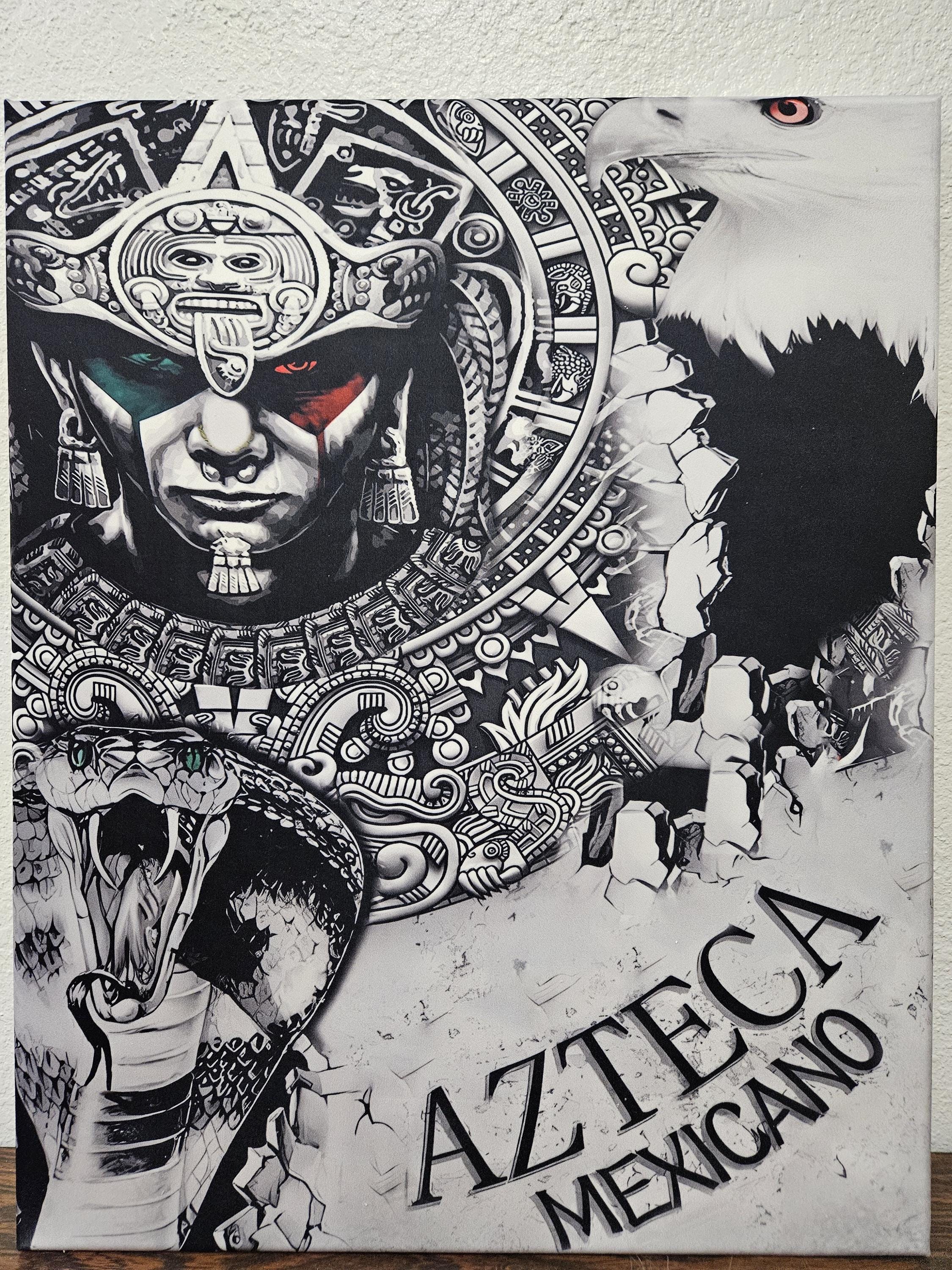 AZTECA WARRIOR ART - Etsy