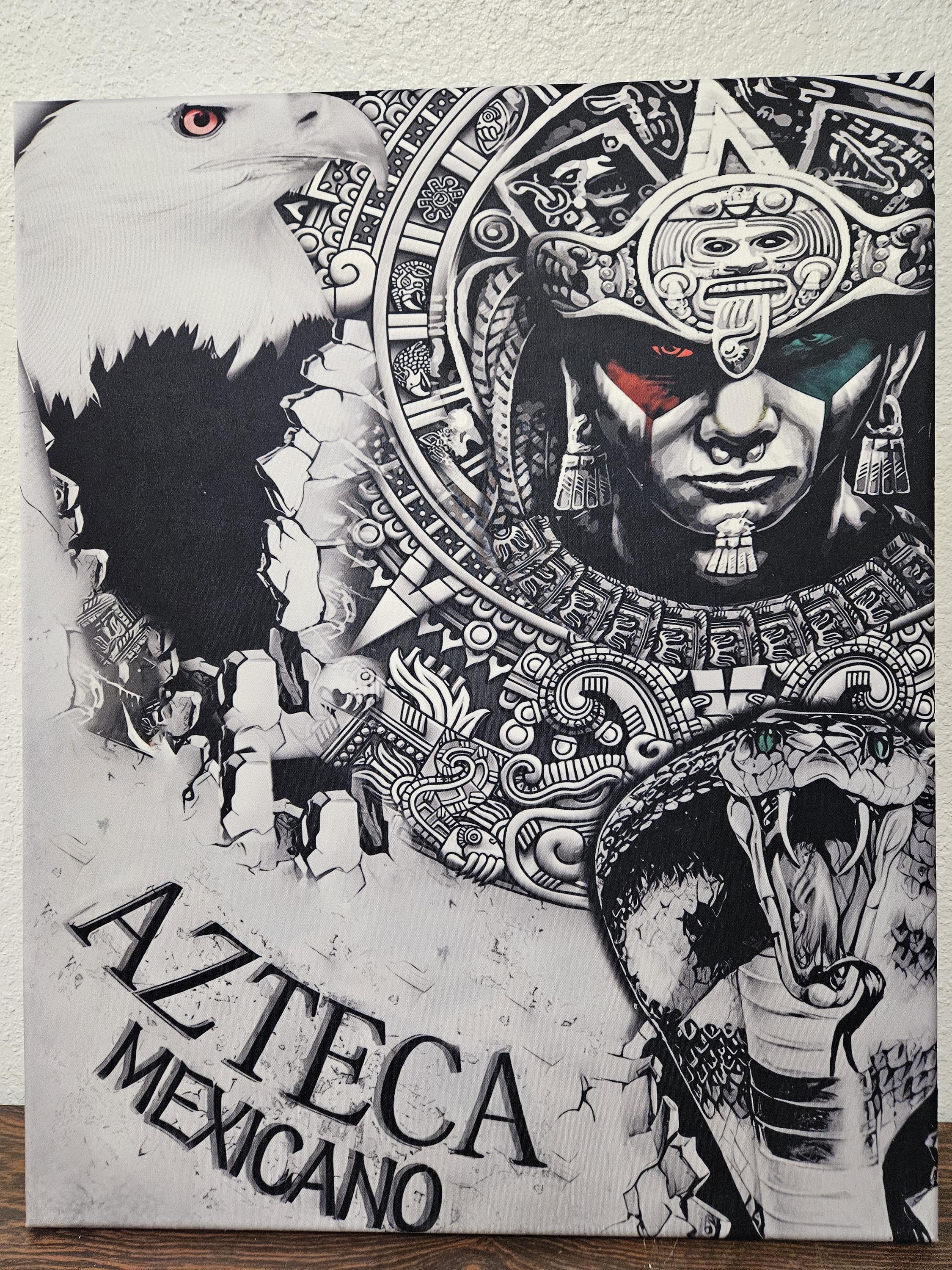 AZTECA WARRIOR ART - Etsy