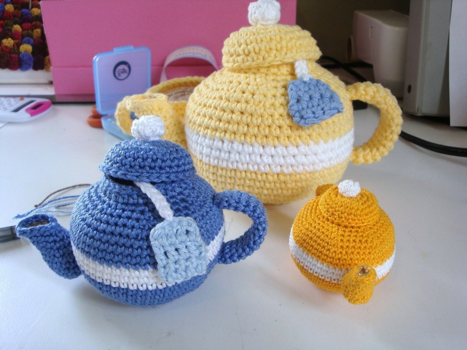 Teapot With Cup PDF Crochet Pattern - Etsy
